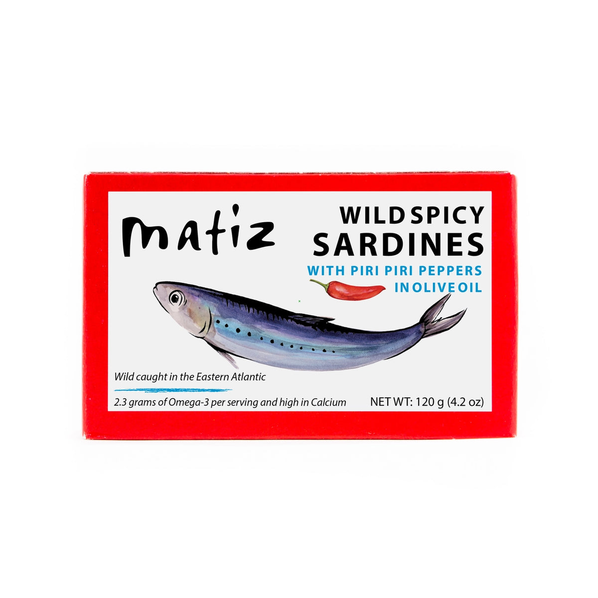Matiz Wild Spicy Sardines with Piri Piri Peppers – Evergreen Outpost Co.