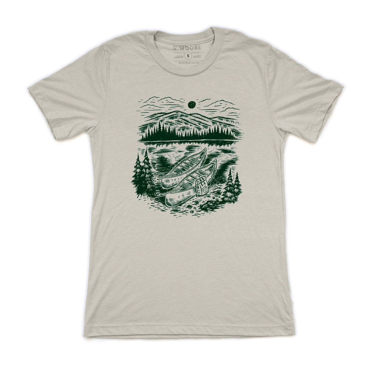 Moore Sustainably Made Two Canoes Tee – Evergreen Outpost Co.